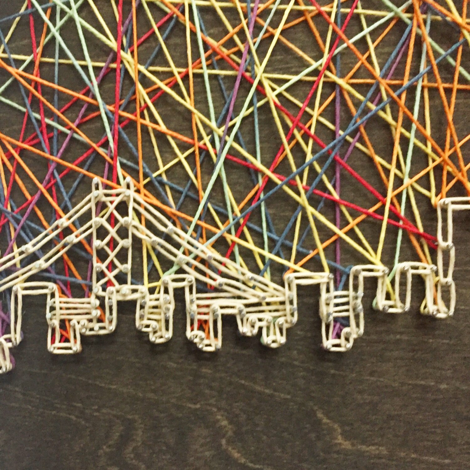 San Francisco Art San Francisco Skyline String Art San | Etsy