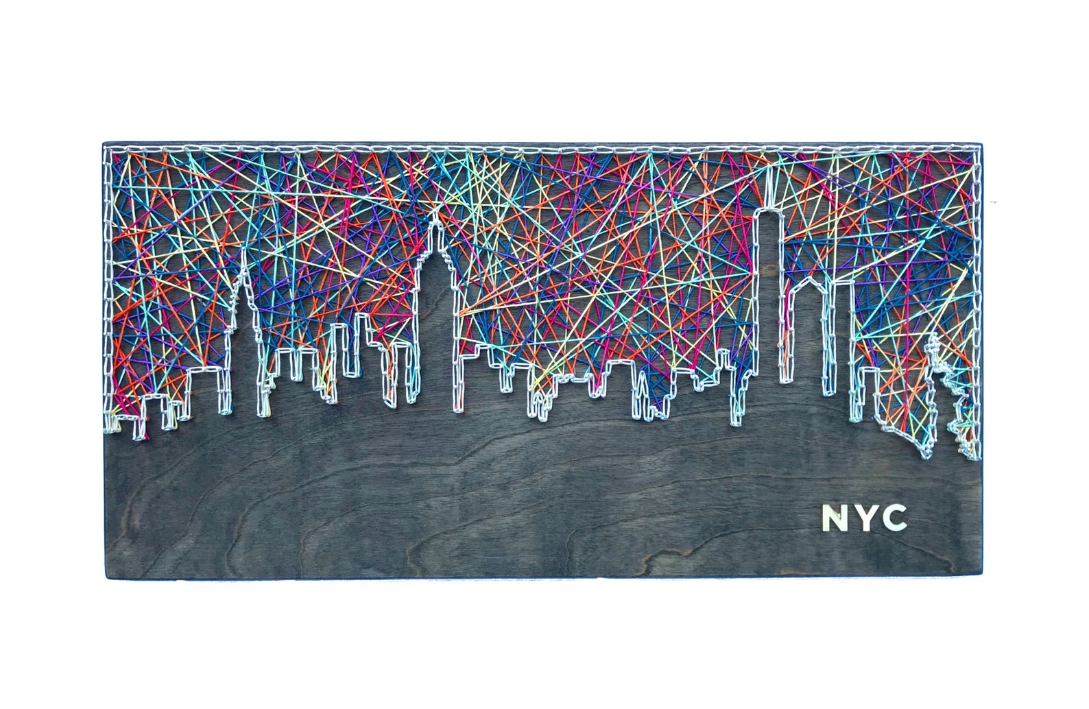 New York Art - New York City String Art - New York Skyline - Manhattan ...