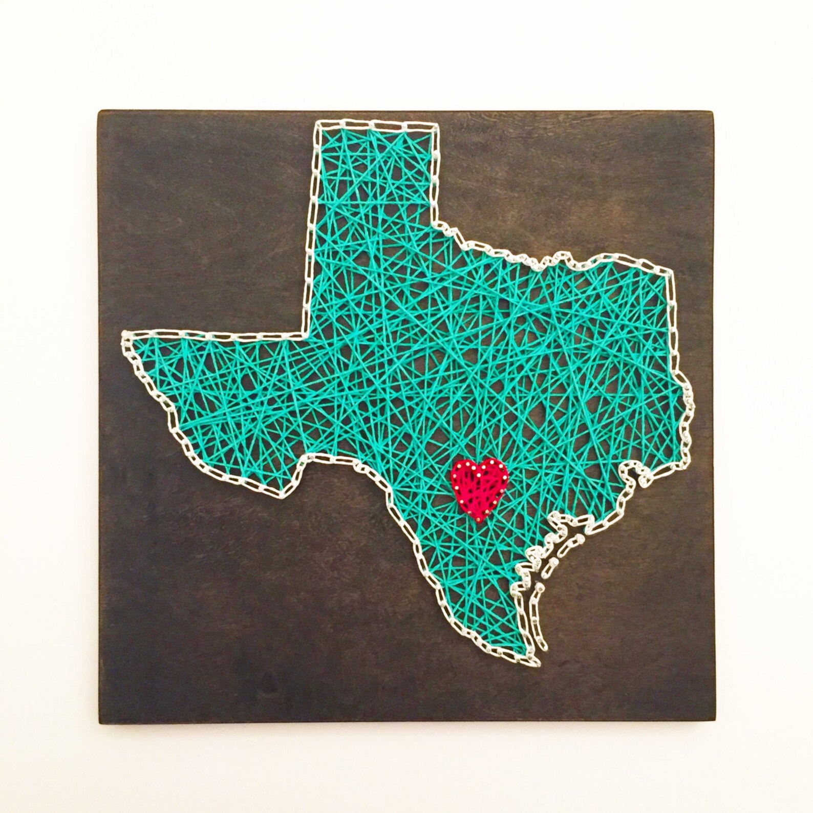 Texas String Art Texas Art Home | Etsy