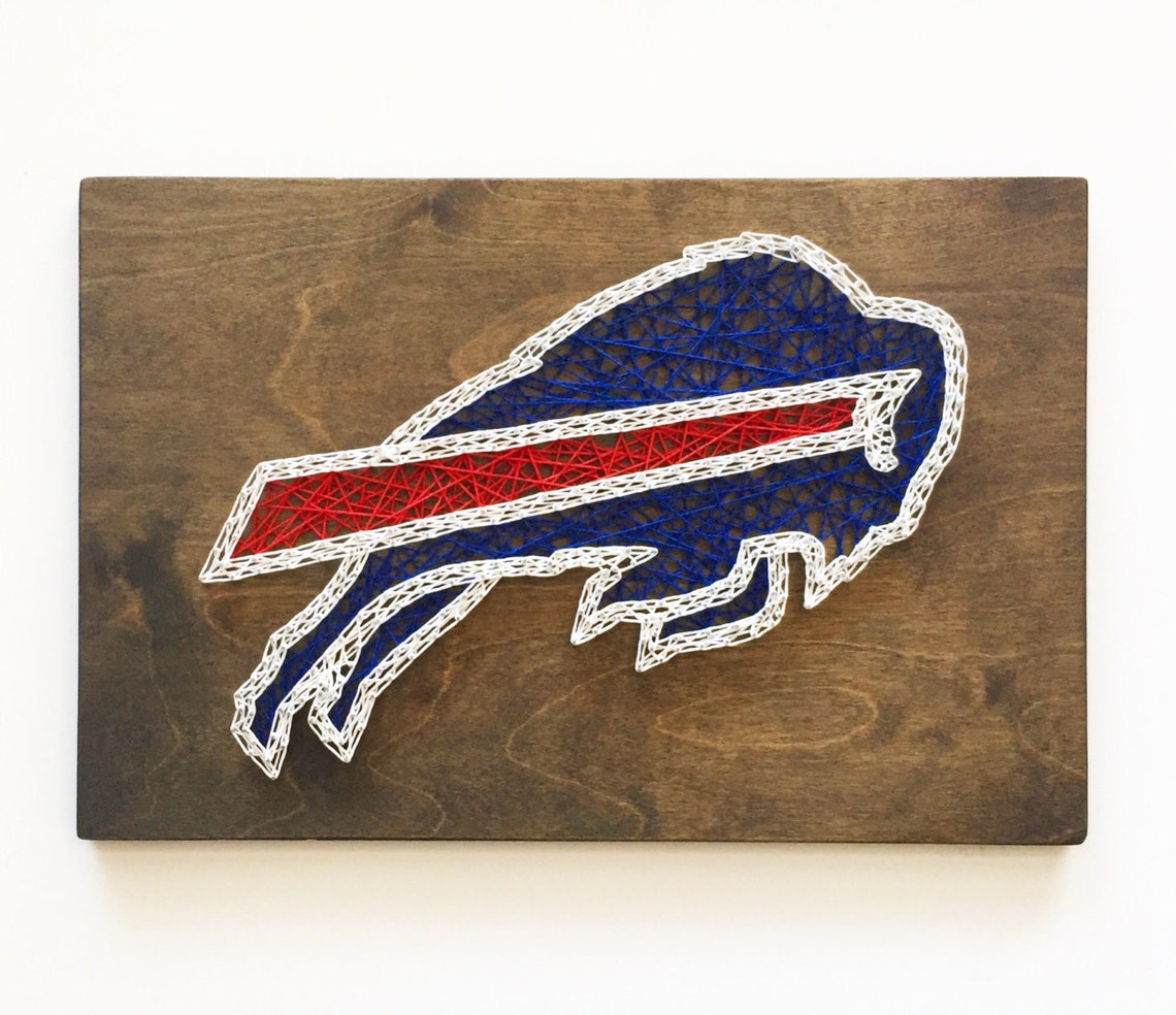 Buffalo Bills String Art Buffalo Bills Art Man Cave Decor - Etsy