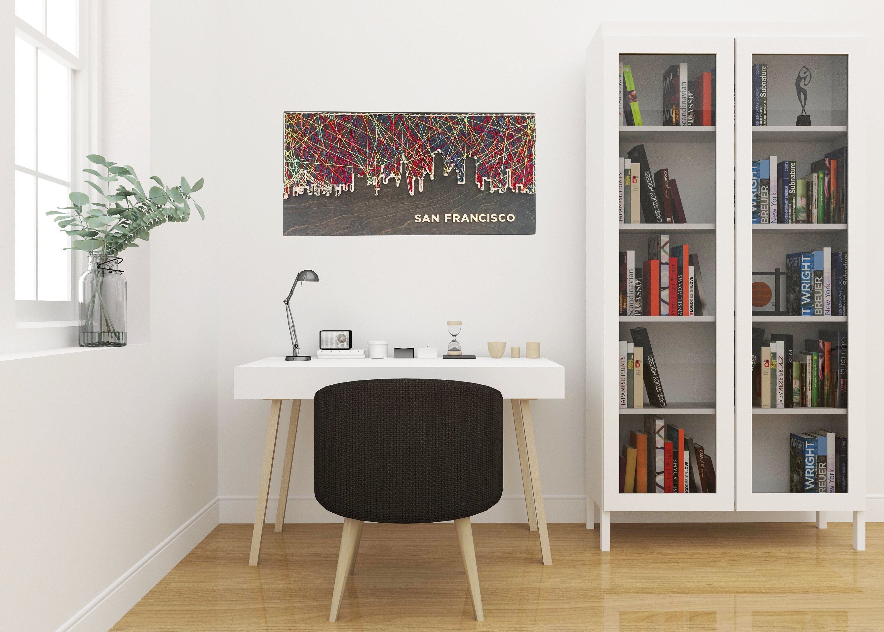 San Francisco Art San Francisco Skyline String Art San | Etsy