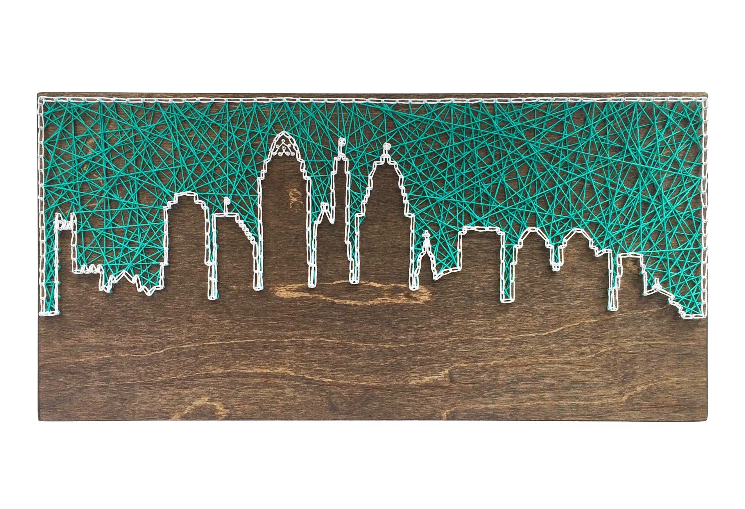 Cincinnati Art Cincinnati Skyline String Art Cincinnati | Etsy