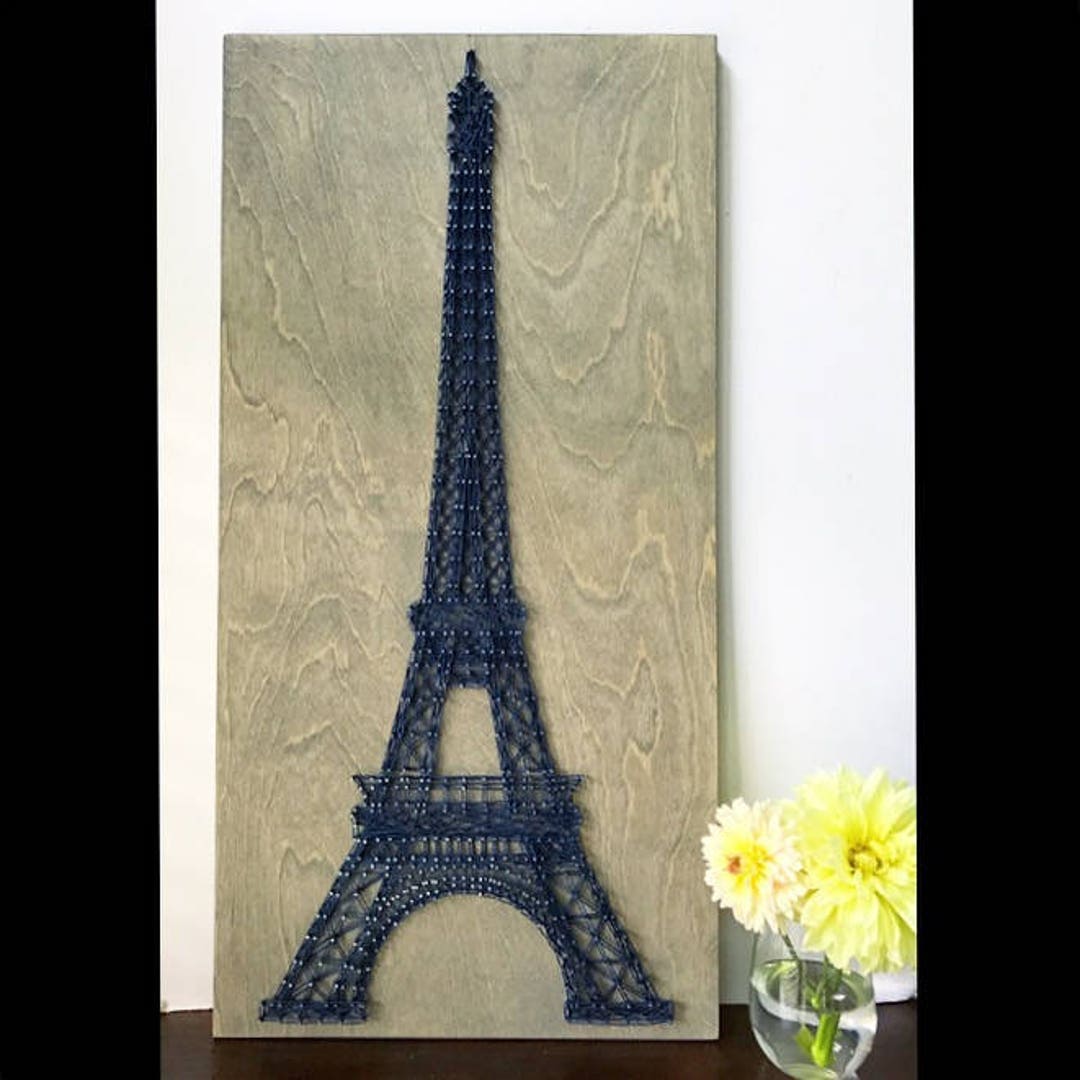 Eiffel Tower String Art, Paris Art, Eiffel Tower Art, France Art, Paris ...