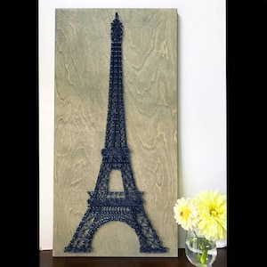 Eiffel Tower String Art, Paris Art, Eiffel Tower Art, France Art, Paris ...