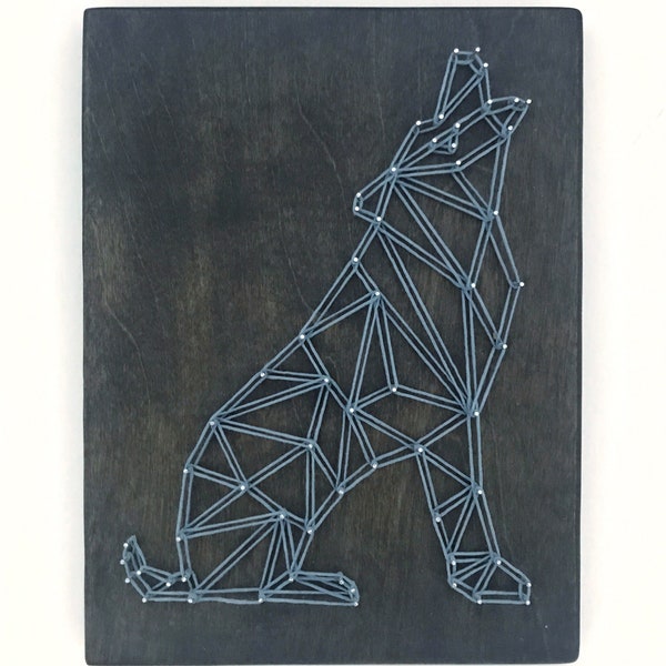 String Art Wolf - Etsy