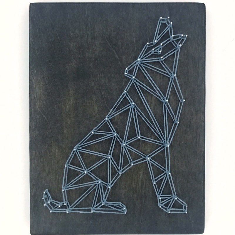 String Art Wolf - Etsy