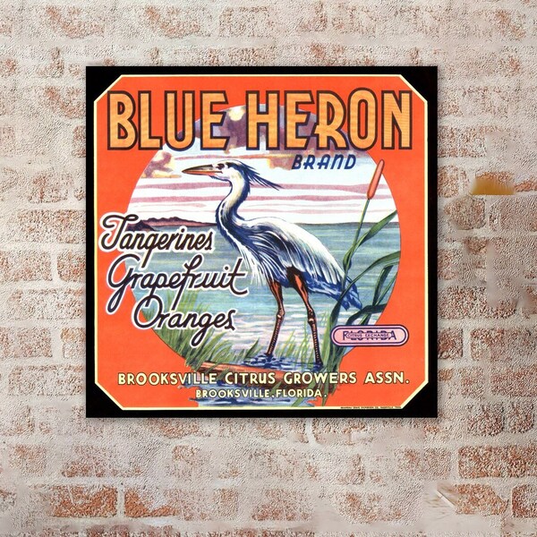 Orange Crate Labels - Etsy