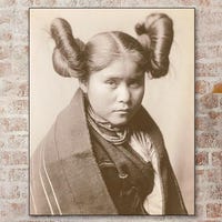 Nespelem Tribe Warrior, Restored Vintage Native American Photograph - Etsy
