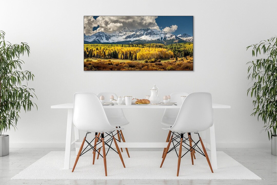 Telluride Colorado Art, Wilson Mesa, Panorama Photo, Large Wall Decor ...