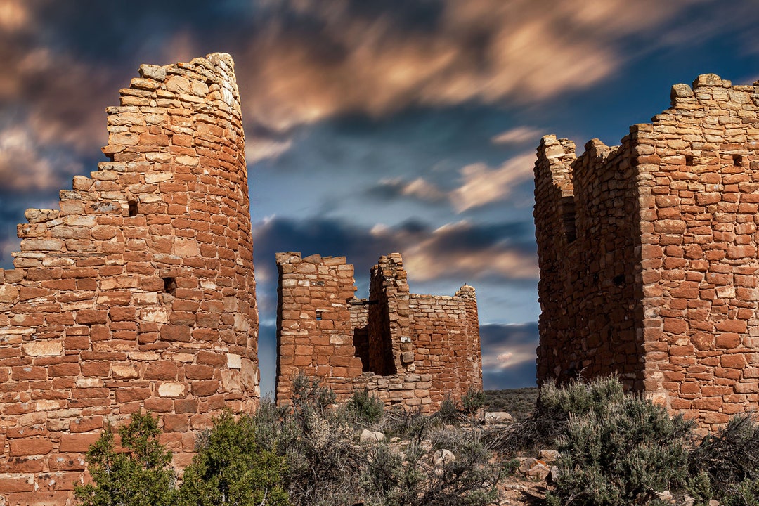 Square Tower Hovenweep Monument, Cliff House Ruins, Ancestral Puebloan ...