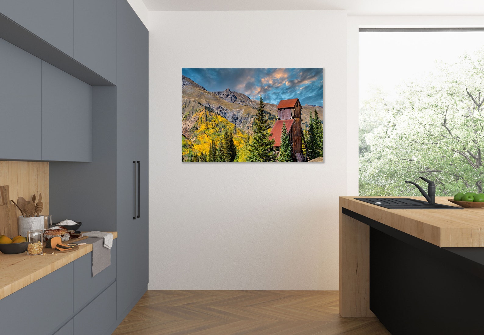 Colorado Ghost Yankee Girl Rustic Photo Fall Decor Ouray - Etsy