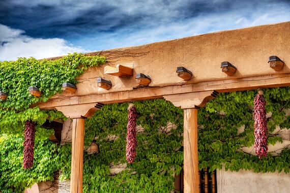 Santa Fe Ristras Chile Ristra Santa Fe Adobe Canyon Road | Etsy