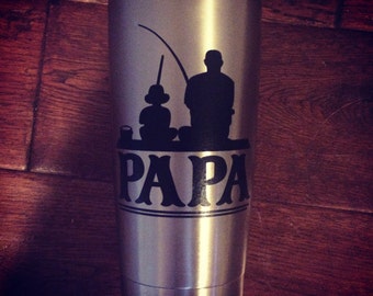 Fishing decal | Etsy