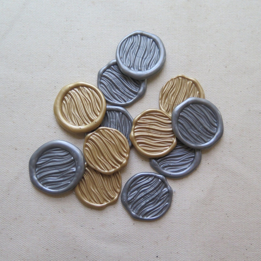Wavy Wax Seals / Waves Envelope Wax Seals / Self-adhesive Wax Seals ...