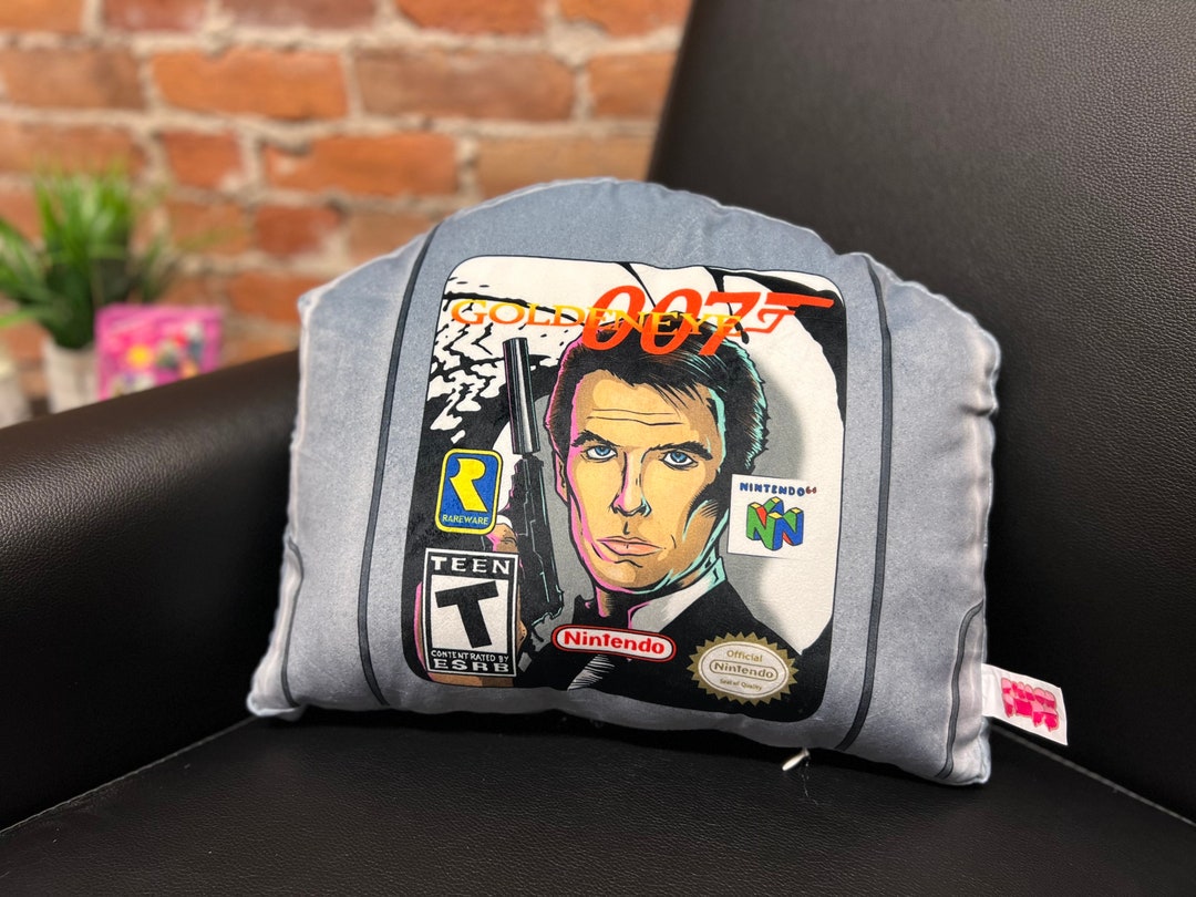 Double Sided Plush Accent Throw Pillow Cushion Decor Secret Agent Video ...