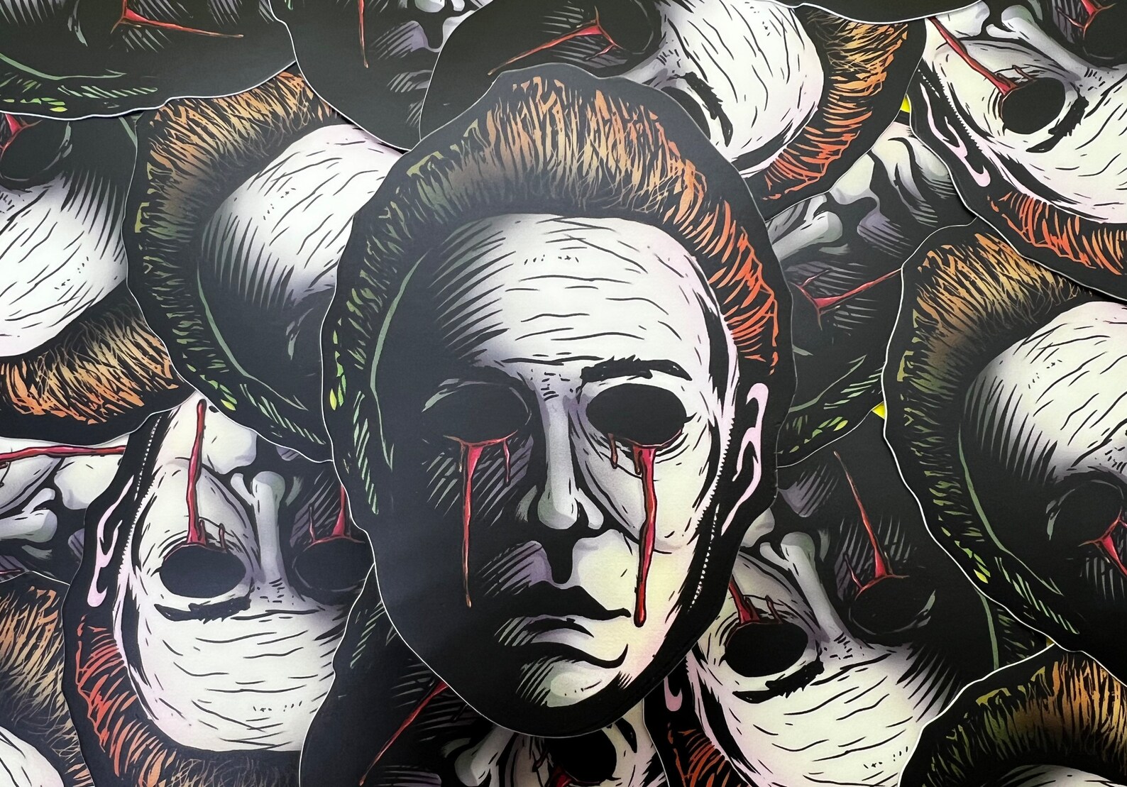 Sticker High Quality Die Cut Waterproof Vinyl Decal Long Lasting Horror ...