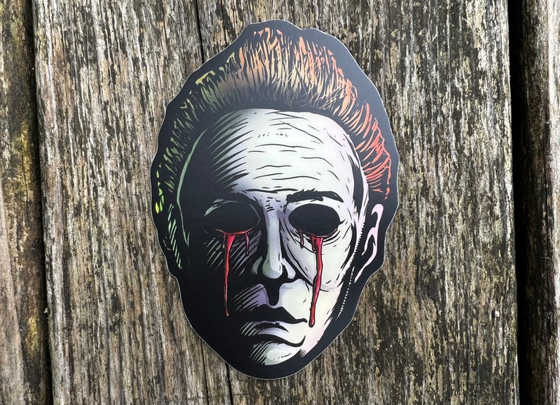 Sticker High Quality Die Cut Waterproof Vinyl Decal Long Lasting Horror ...