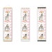 Personalised Height/ Growth Chart - Floral Zebras - Beautiful Nursery ...