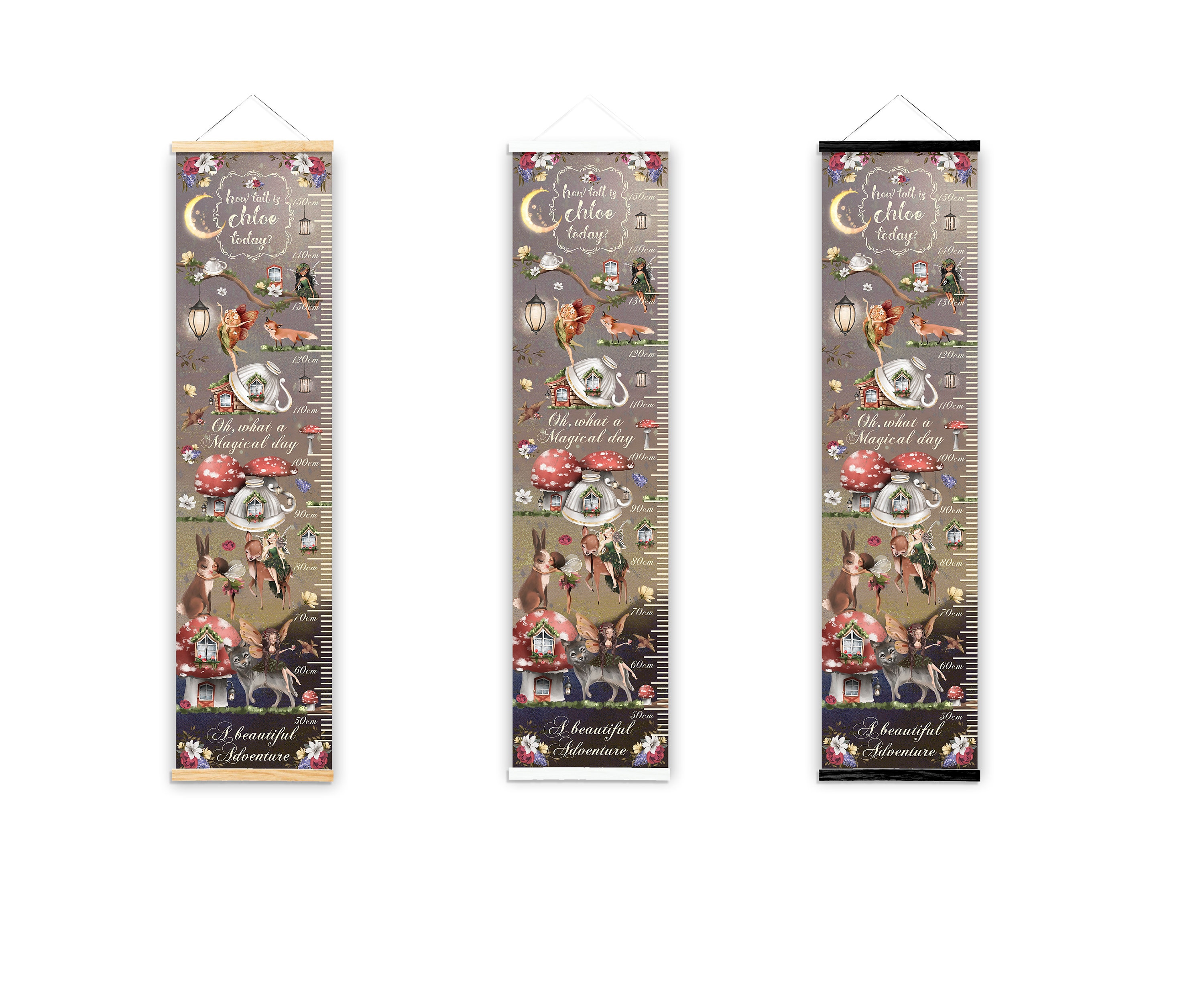 Personalised Height/ Growth Chart Fairy Magical Adventure - Etsy