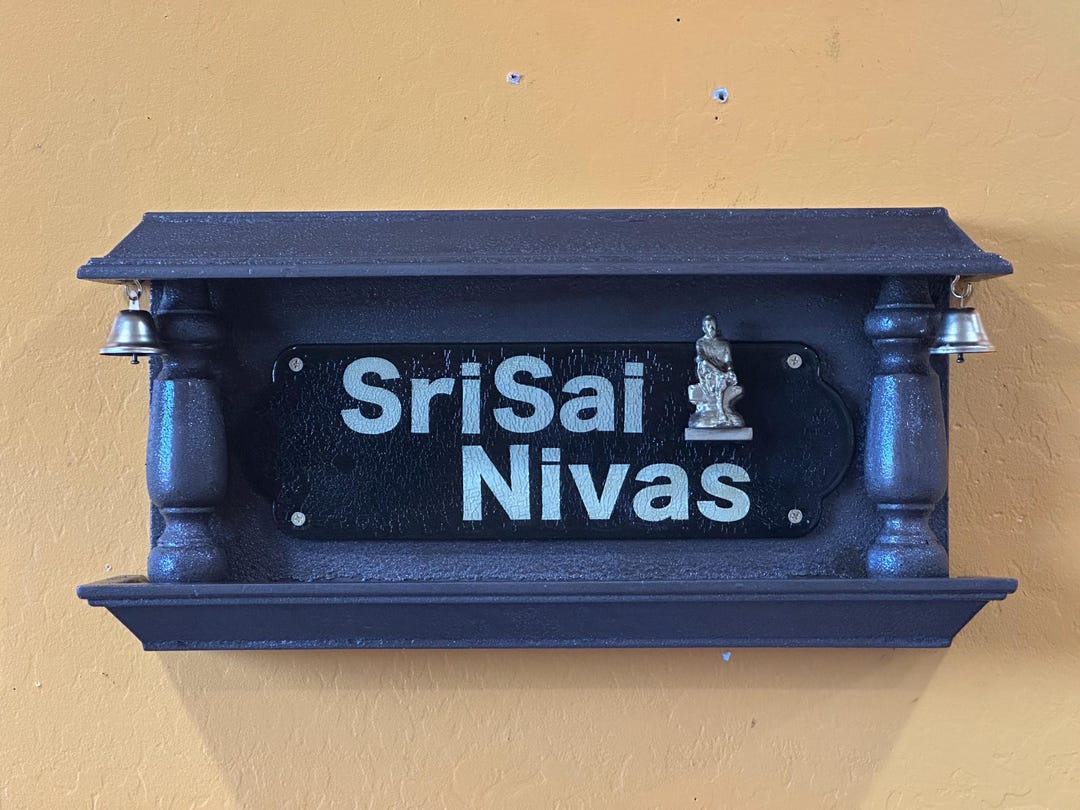 Wooden House Number Plaque - Personalized Family Name Address Sign ...