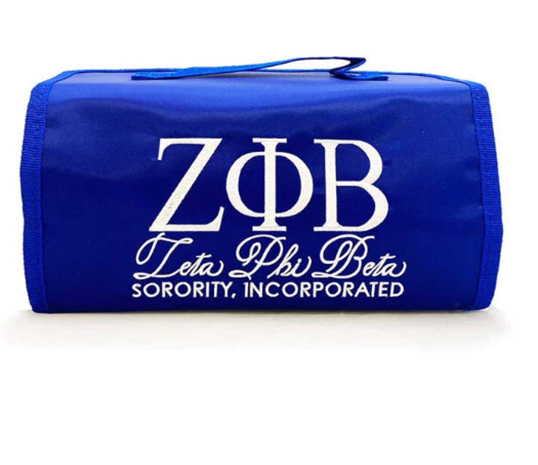 Zeta Phi Beta Best Toiletry or Makeup or Jewelry Storage and Travel Bag ...