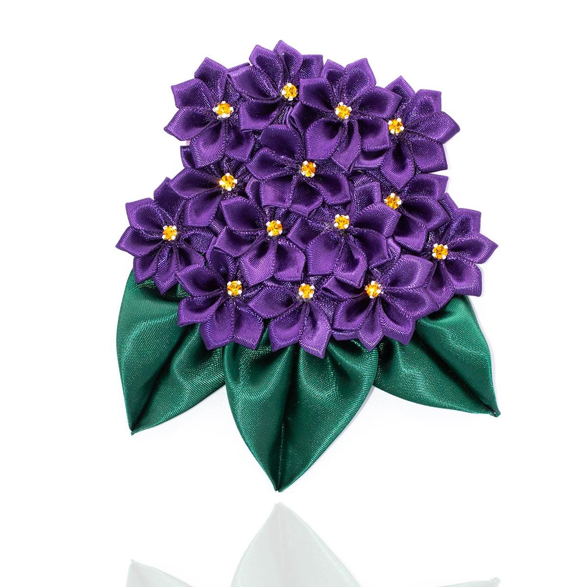 Delta Sigma Theta Purple Violet Flower Corsage | Sorority Flower ...