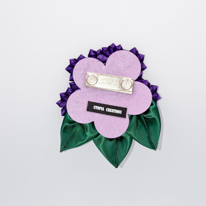 Delta Sigma Theta Purple Violet Flower Corsage | Sorority Flower ...