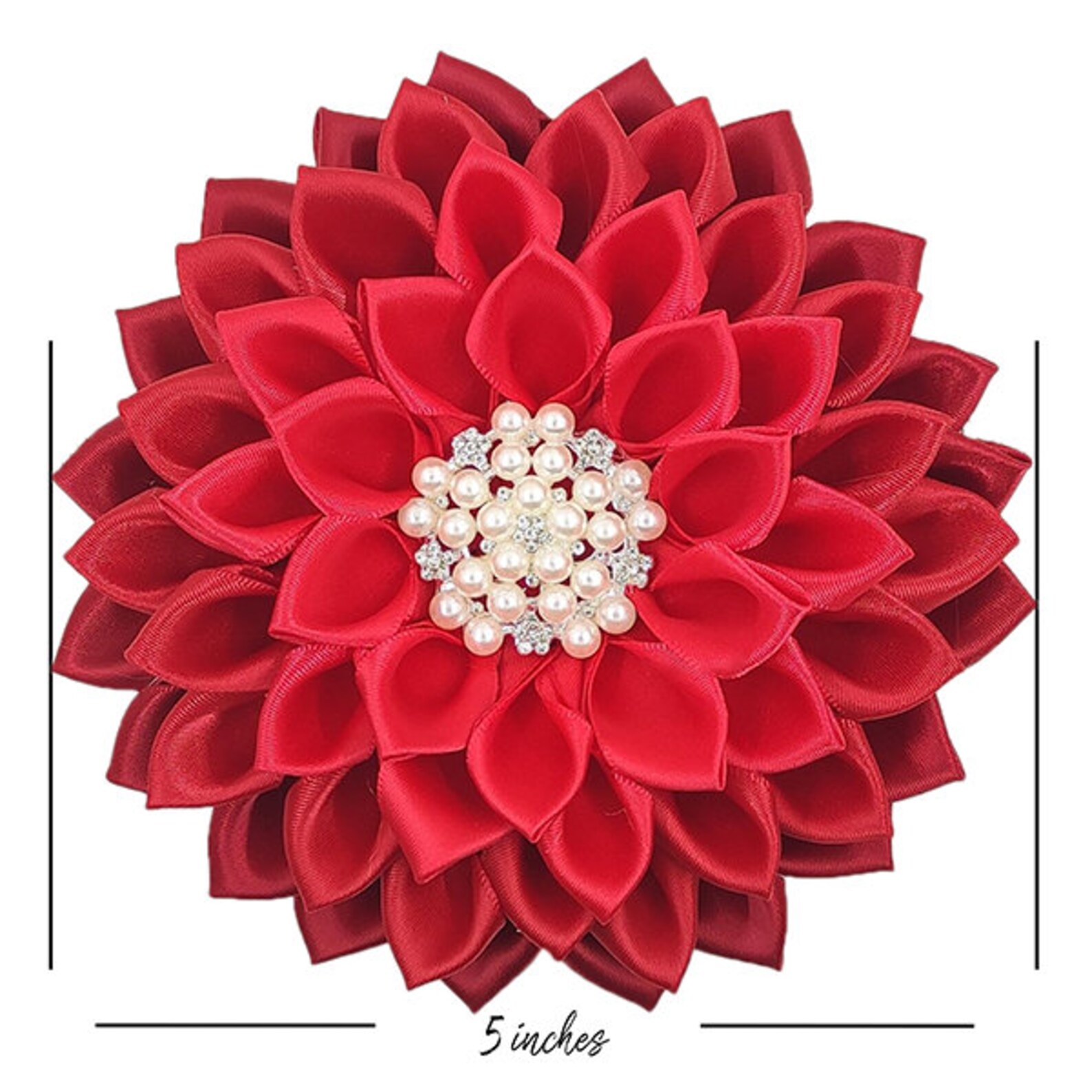 Crimson and Ruby Rose Sorority Flower Delta Sigma Theta - Etsy