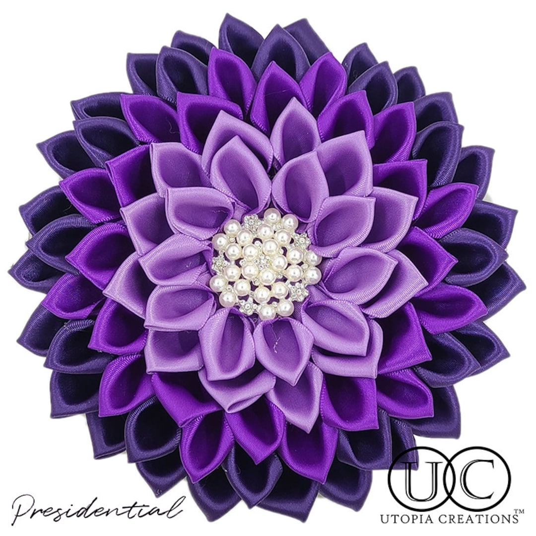 Monochromatic Purple Violet | DST Inspired Flower | Delta Sigma Theta ...