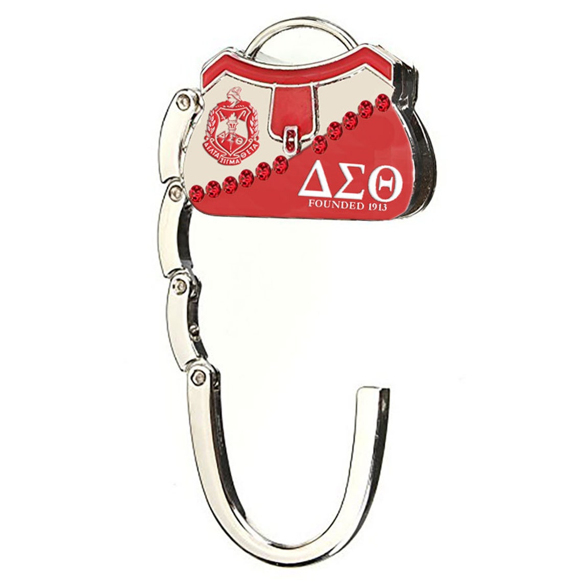 Delta Sigma Theta Purse Hanger, ΔΣΘ Collapsible Purse Hook - Etsy