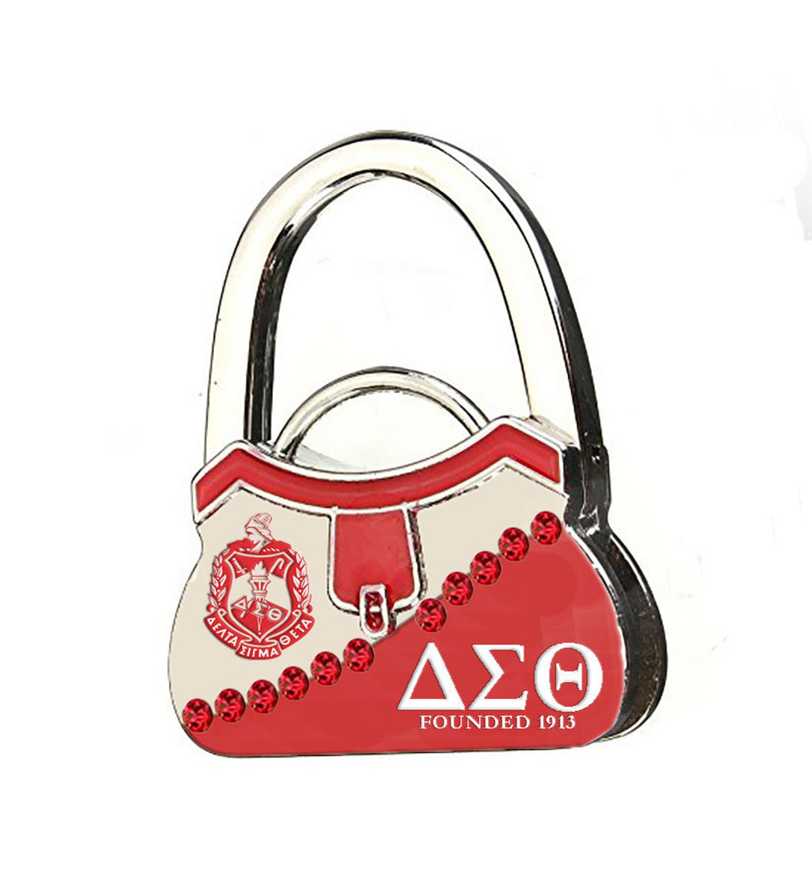 Delta Sigma Theta Purse Hanger, ΔΣΘ Collapsible Purse Hook - Etsy