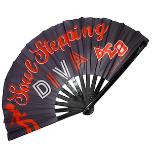 Delta Sigma Theta DST Popping Clacking Accordion Handheld Fans - Etsy