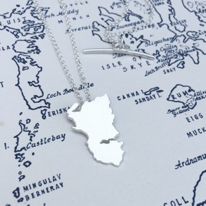 Map Pendant Custom Outline Necklace Map Jewellery Map - Etsy
