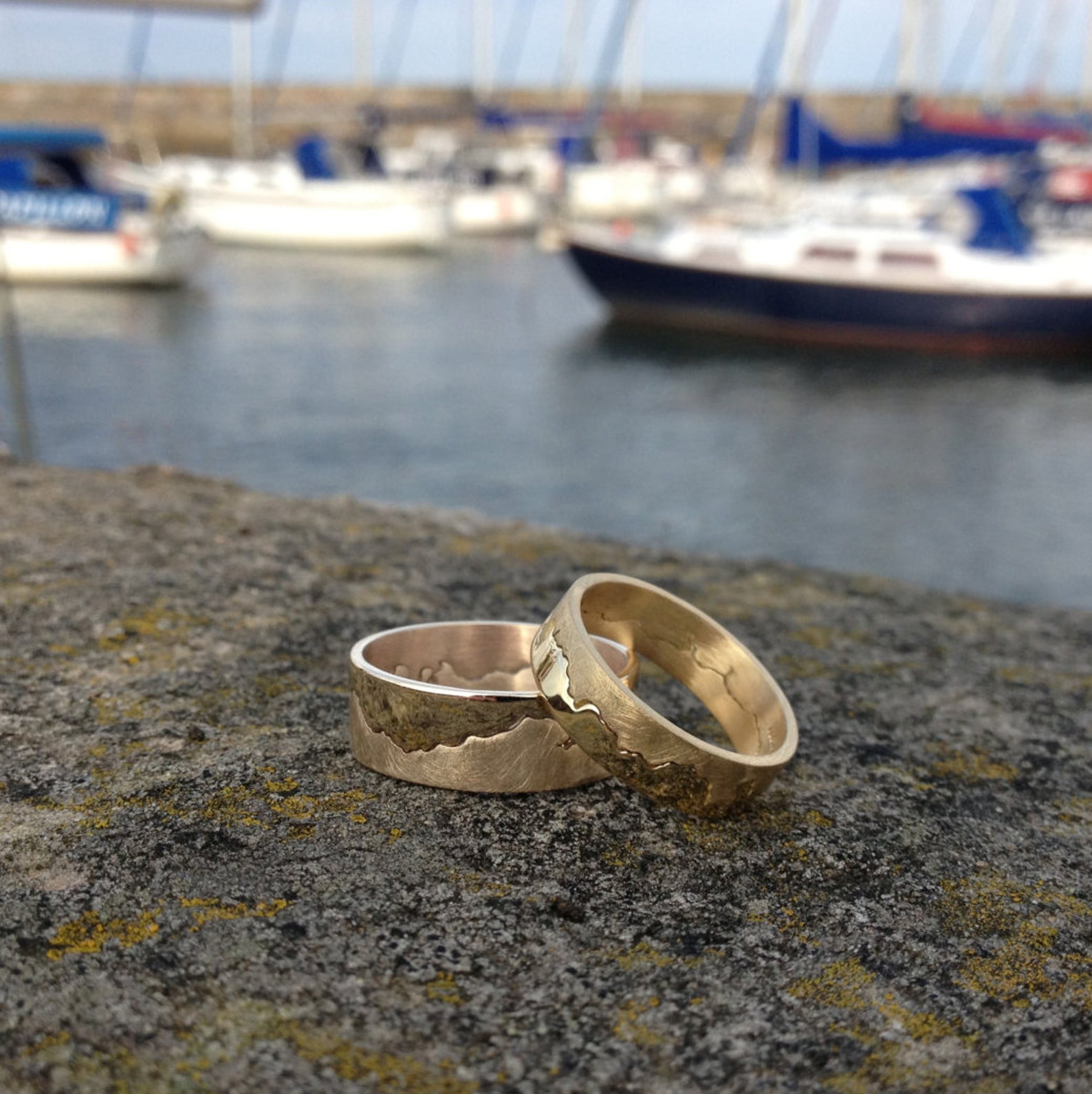 Gold Coast Ring Custom Map Jewellery Handmade 9ct Yellow | Etsy
