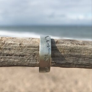 Custom Coastal Erosion Ring | Silver Map Ring | Map Jewellery ...