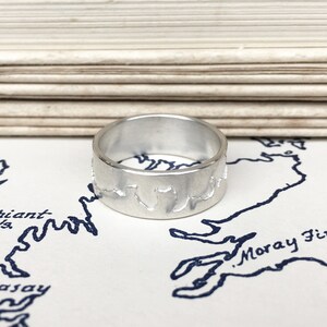 Custom Coastal Erosion Ring | Silver Map Ring | Map Jewellery ...