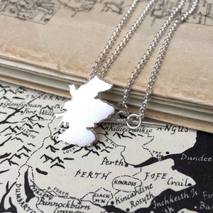 Map Pendant Custom Outline Necklace Map Jewellery Map - Etsy
