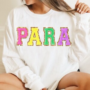 Para Sweatshirt, Para Shirt, Gift for Paraprofessional Gifts Teacher ...