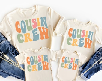 Cousin Crew Shirts for Kids, Big Cousin Shirts Matching Cousin Tshirt, New to the Cousin Crew ...