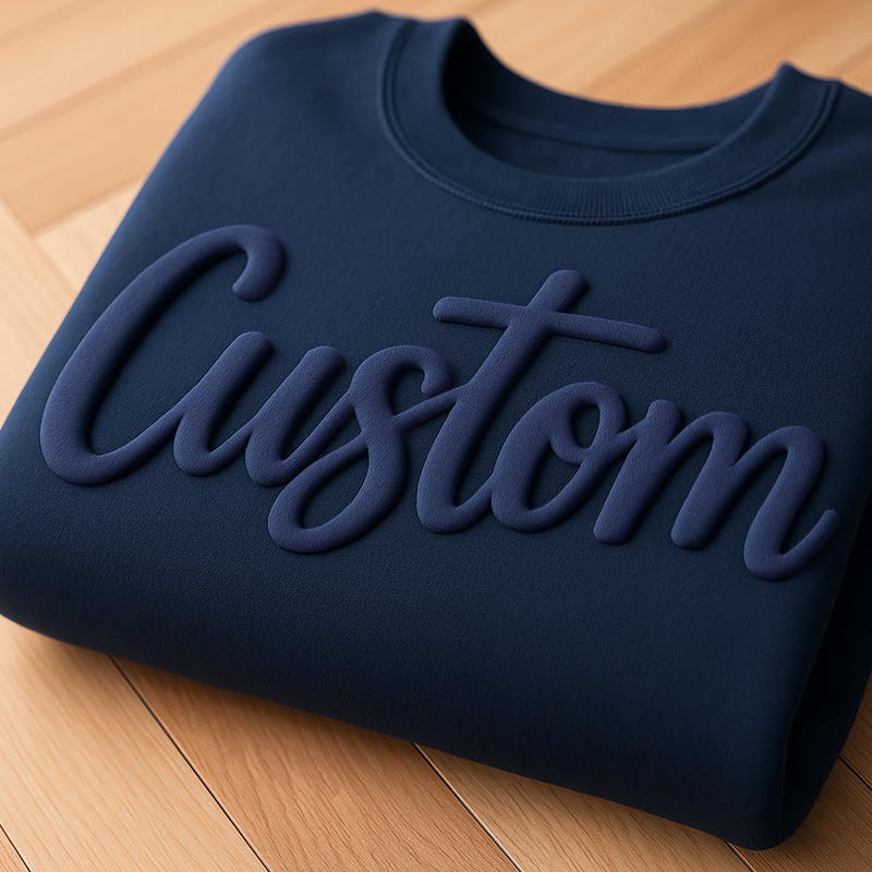 Custom Logo Puff Vinyl - Etsy