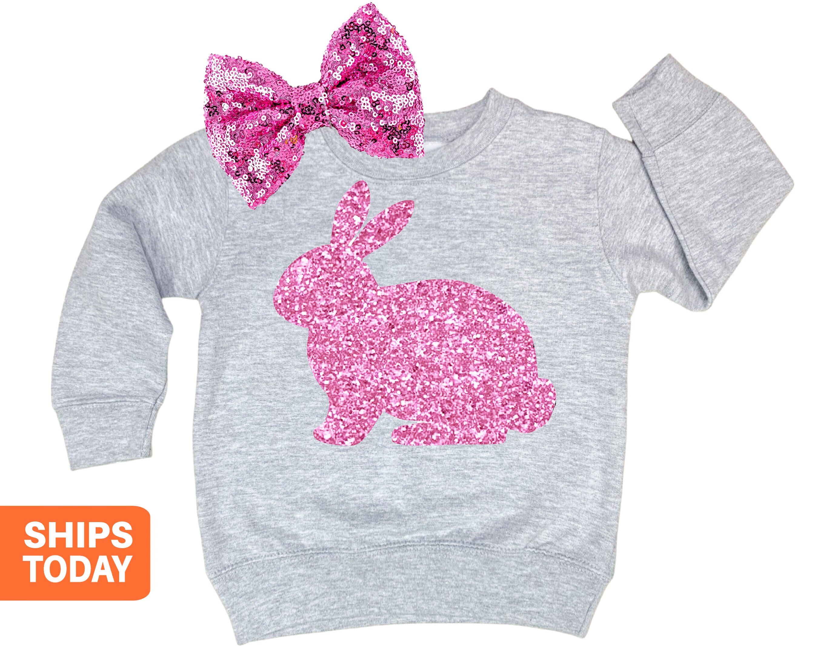 Girls Easter Bunny Shirt, Toddler Girl Easter Outfit, Kids Easter ...