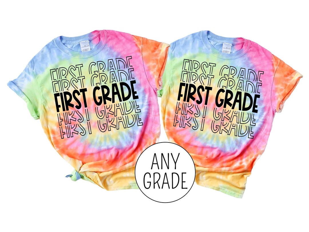 First Grade Shirt, First Day of 1st Grade Shirt, Back to School Tshirt ...
