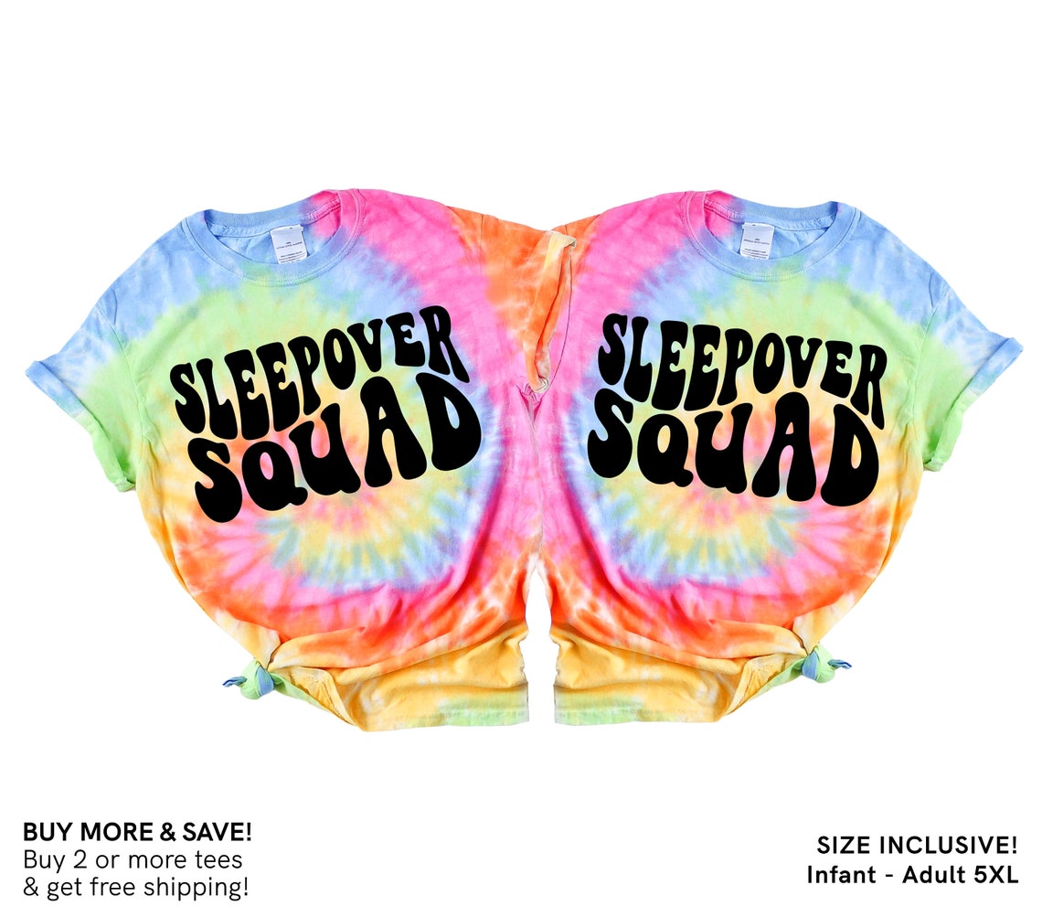Sleepover Squad Shirts, Slumber Party Shirt Sleepover Shirt, Sleepover ...
