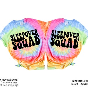 Sleepover Squad Shirts, Slumber Party Shirt Sleepover Shirt, Sleepover ...