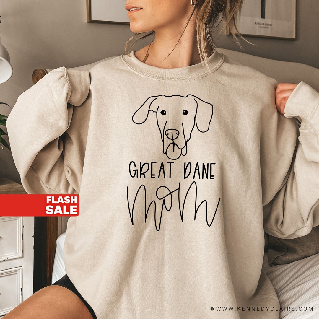GREAT DANE Mom Sweatshirt, Great Dane Shirt, Great Dane Gift, Dog Mom ...