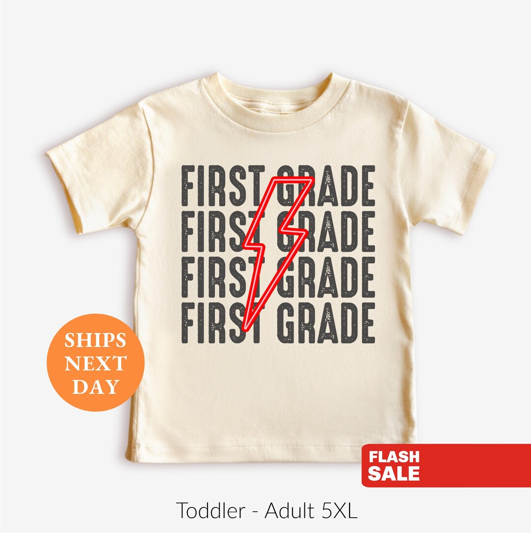 1st Grade T Shirt Boy, First Grade Shirt Personalized Kids Back to ...