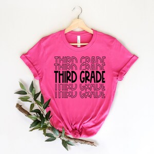 3rd Grade Teacher Shirt, Teacher Appreciation Gift Third Grade Teacher ...
