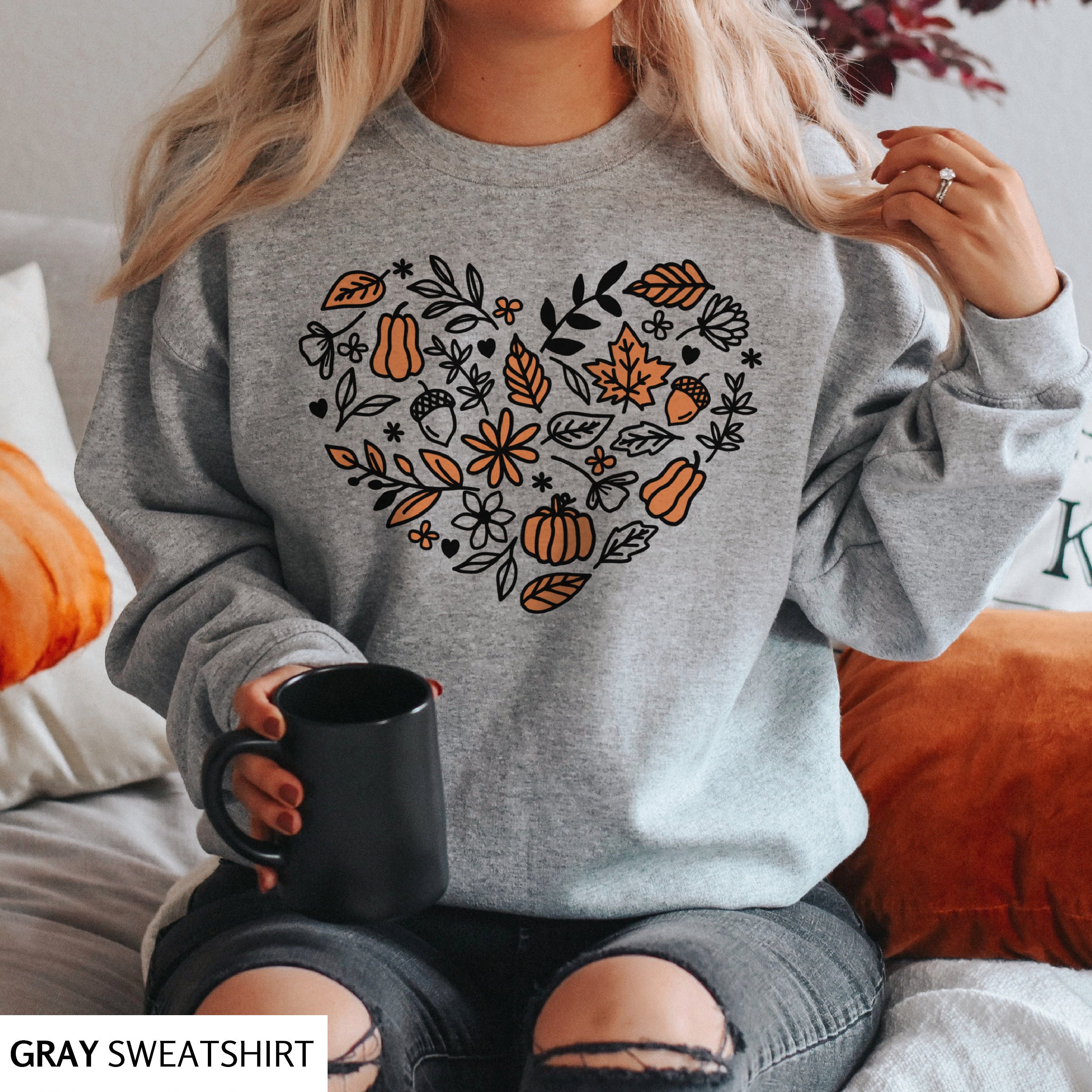 Cottagecore Fall Sweatshirt for Women, Vintage Halloween Shirt ...