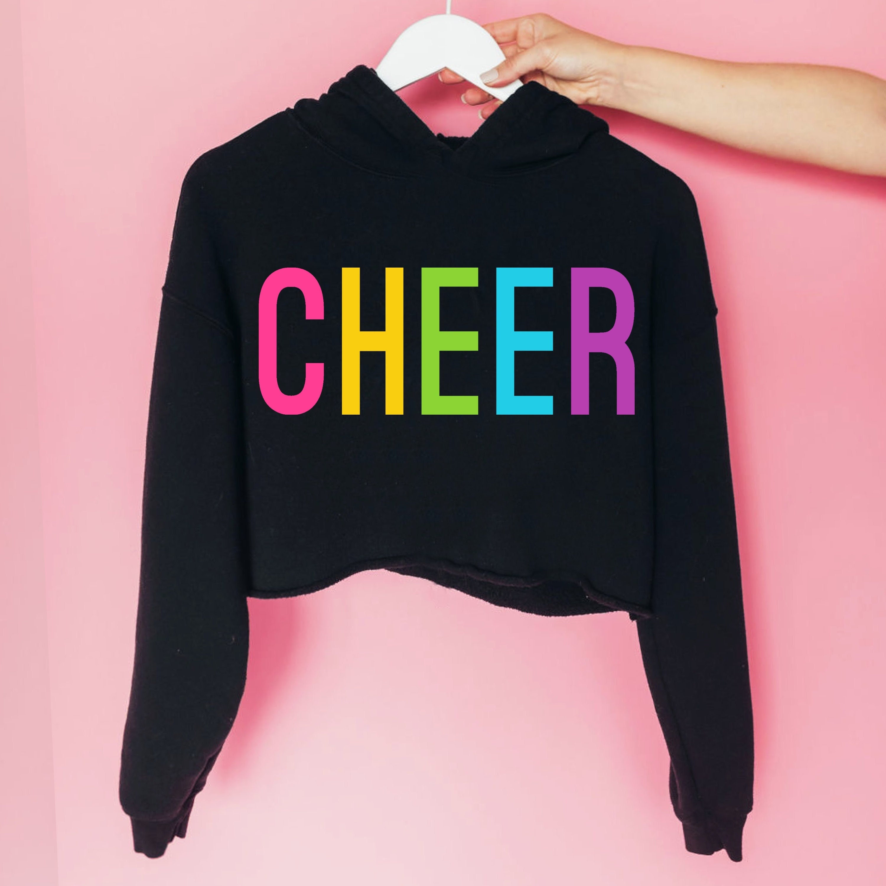 Girls Cheer Sweatshirt, Girls Cheer Shirt, Cheer Hoodie, Girls ...