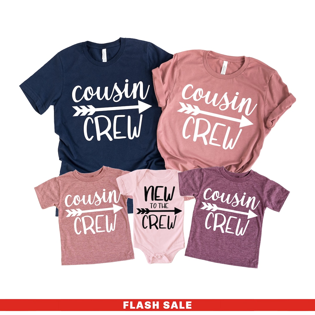 Cousin Crew Shirts for Kids and Adults, Matching Cousin T-shirts ...